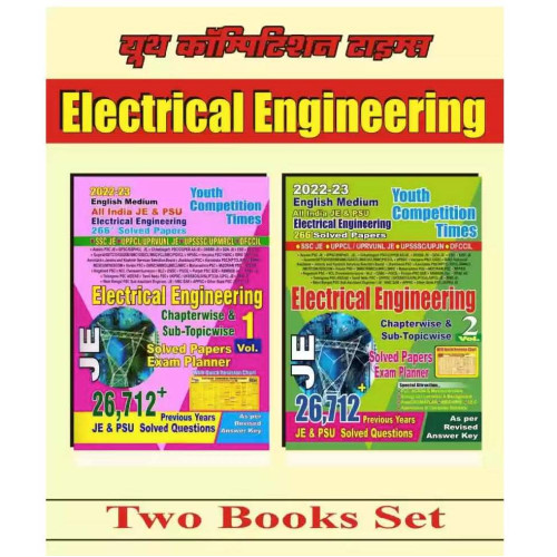 Electrical Engineering JE Chapter-wise Solved Papers/Exam Planner Vol 1 & Vol 2 (English Medium) YCT